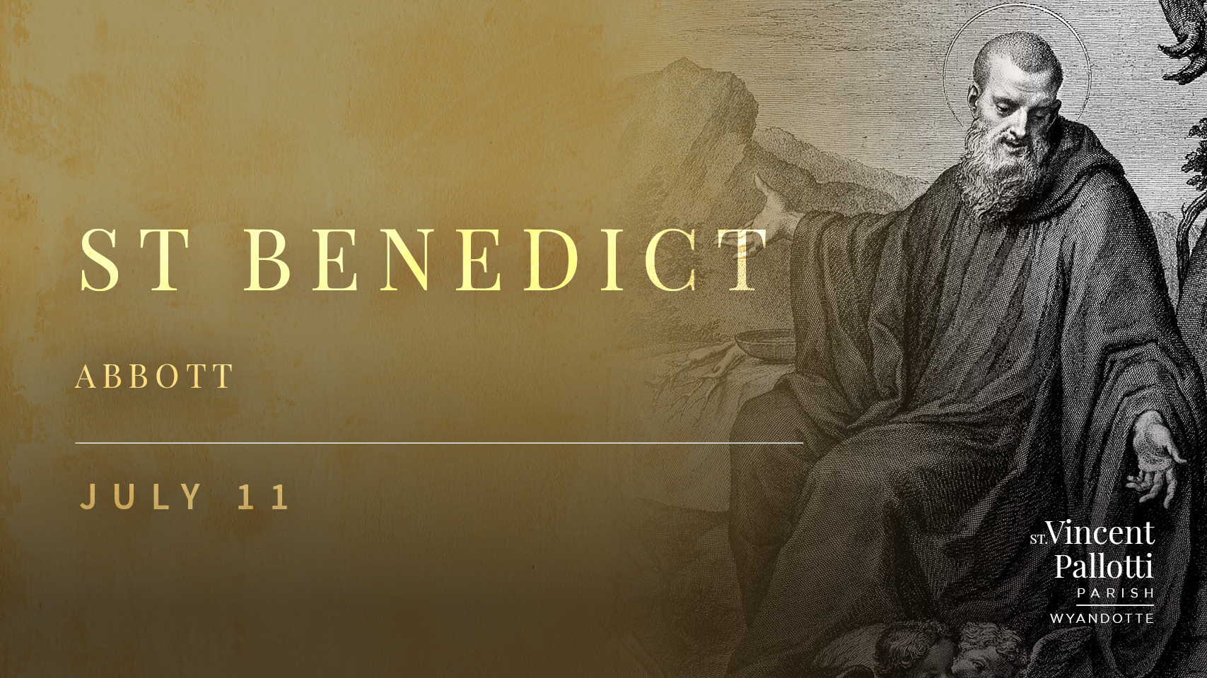 St Benedict, Abbot – 12:00pm Mass – St. Vincent Pallotti Catholic Church